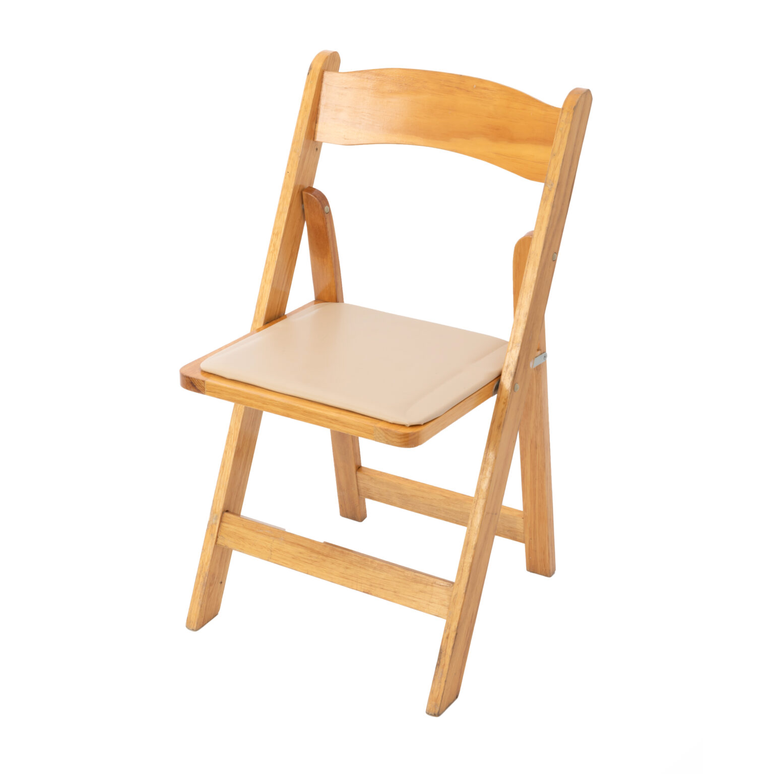 Natural Wood Folding Chair Rentals