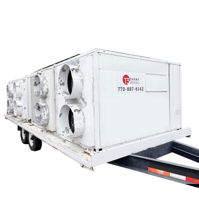 (2x) Trailer Mounted 25 Ton Ac Units Rental